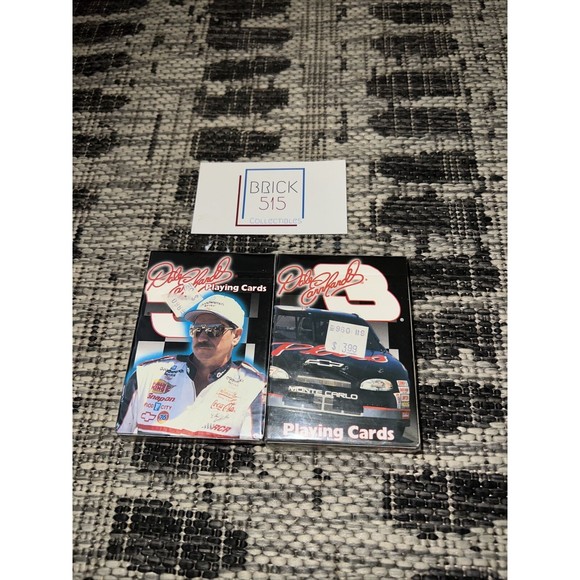 Bicycle | Games | Dale Earnhardt Sr Playing Cards 2 Sets New In Plastic ...